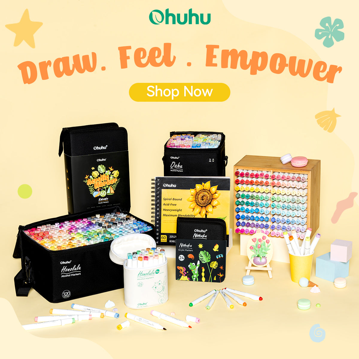 Ohuhu Markers For Australia Artists